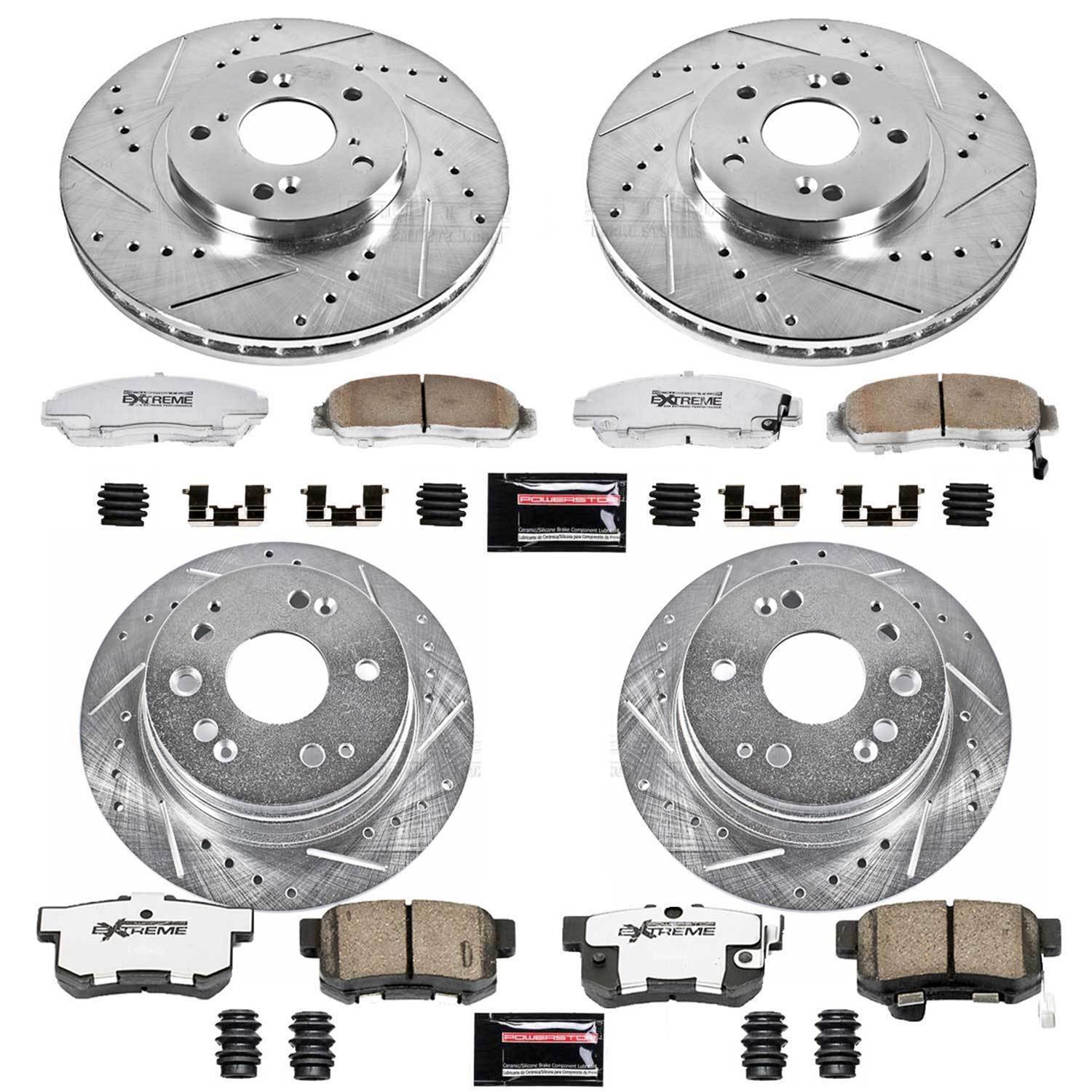 PowerStop K2296-26 PowerStop Z26 Street Warrior Brake Upgrade Kits ...