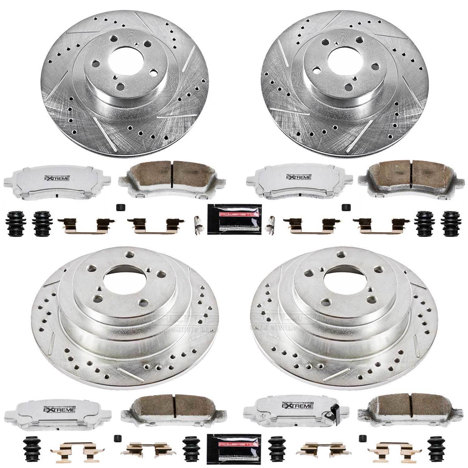 PowerStop K2371-26 PowerStop Z26 Street Warrior Brake Upgrade Kits ...