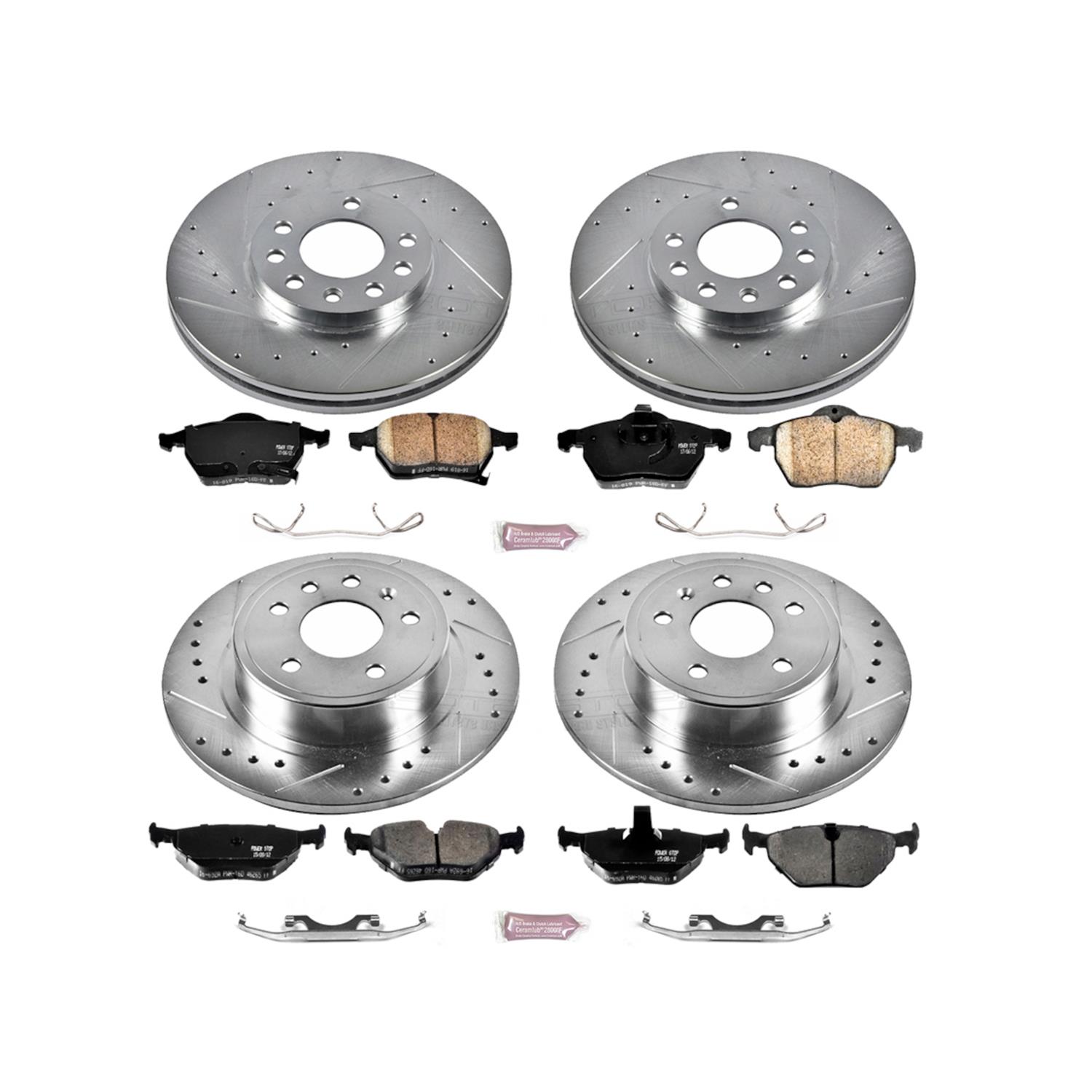 PowerStop K2808 PowerStop Z23 Evolution Sport Brake Upgrade Kits ...