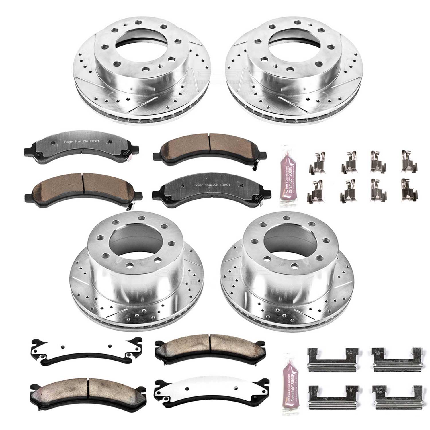 Power Stop K4528-36 Power Stop Z36 Truck and Tow Brake Upgrade Kits ...