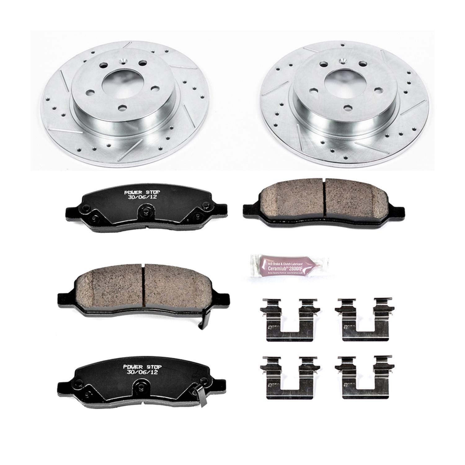 Power Stop K4658 Power Stop Z23 Evolution Sport Brake Upgrade Kits ...