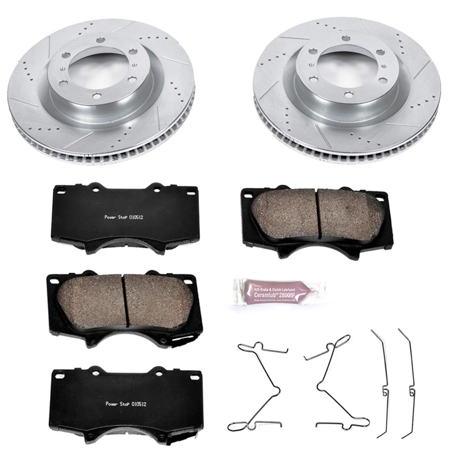 Power Stop K5873 Power Stop Z23 Evolution Sport Brake Upgrade Kits ...