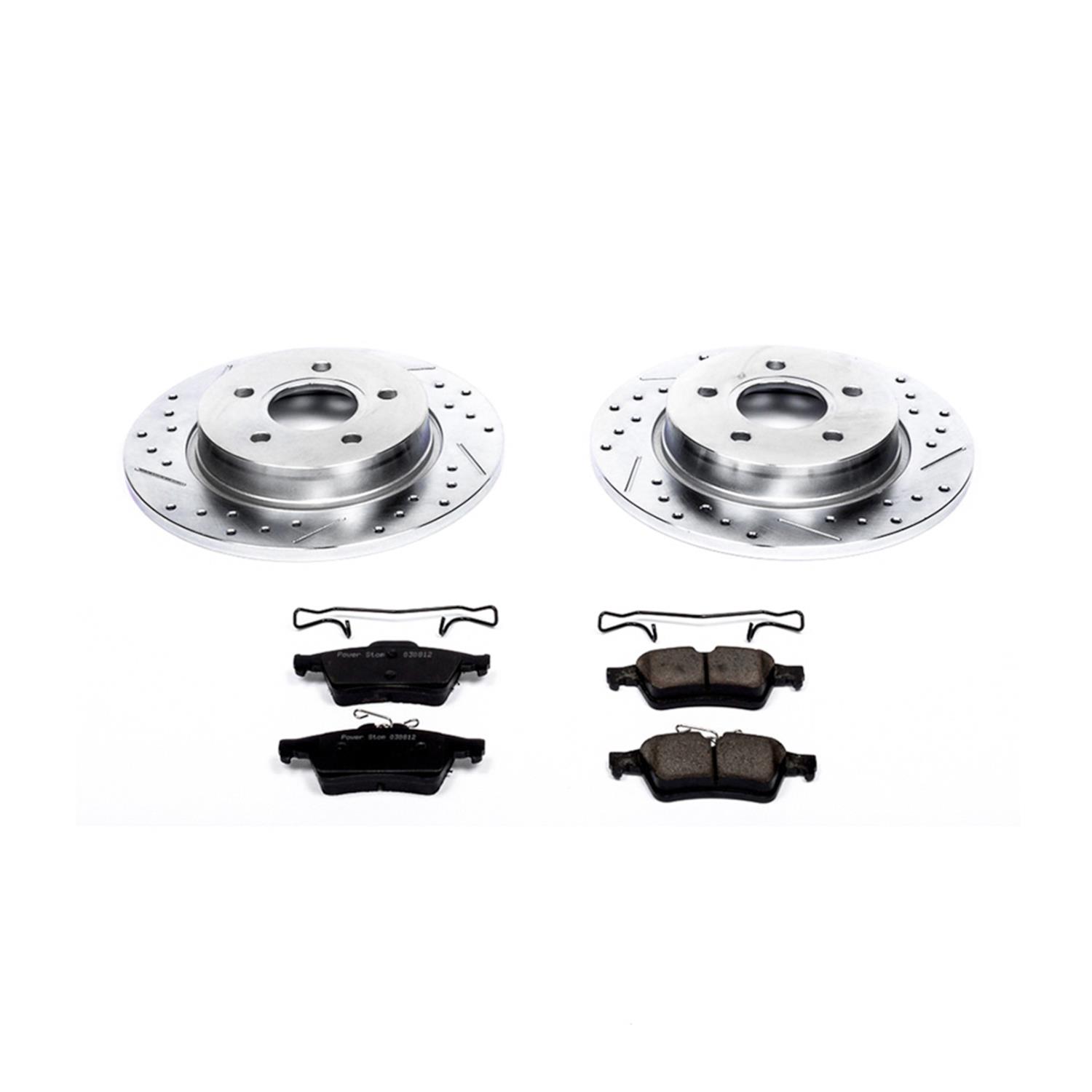 2017 FORD FOCUS Power Stop KC5977A Power Stop Z23 Evolution Sport Brake ...