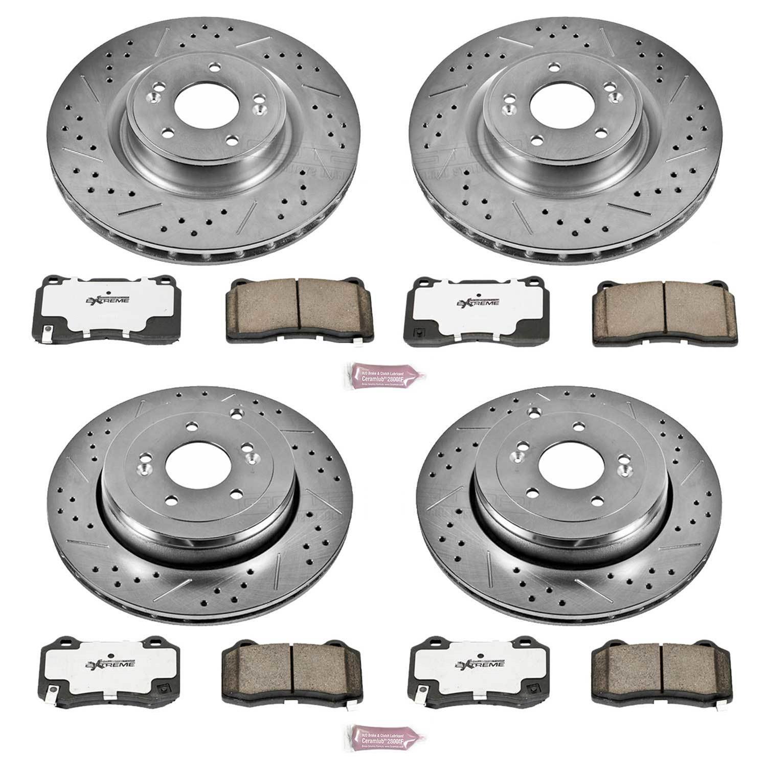 PowerStop K6167-26 PowerStop Z26 Street Warrior Brake Upgrade Kits ...