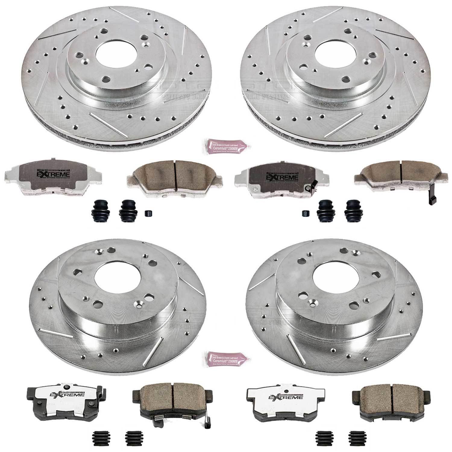 PowerStop K6327-26 PowerStop Z26 Street Warrior Brake Upgrade Kits ...