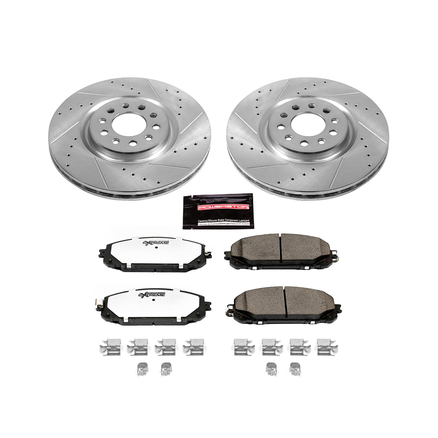 Power Stop K6540-36 Power Stop Z36 Truck and Tow Brake Upgrade Kits ...