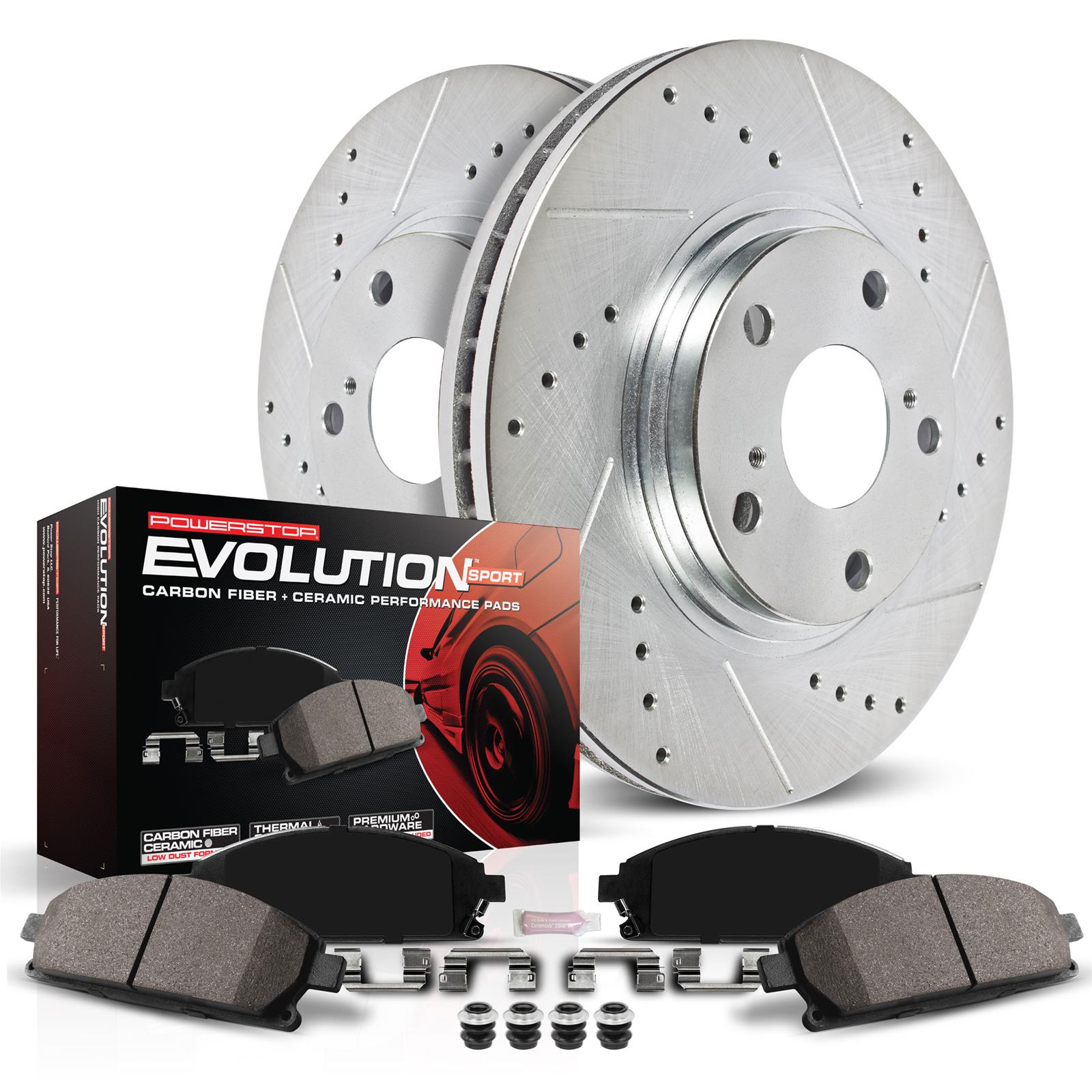Power Stop K6653 Power Stop Z23 Evolution Sport Brake Upgrade Kits ...