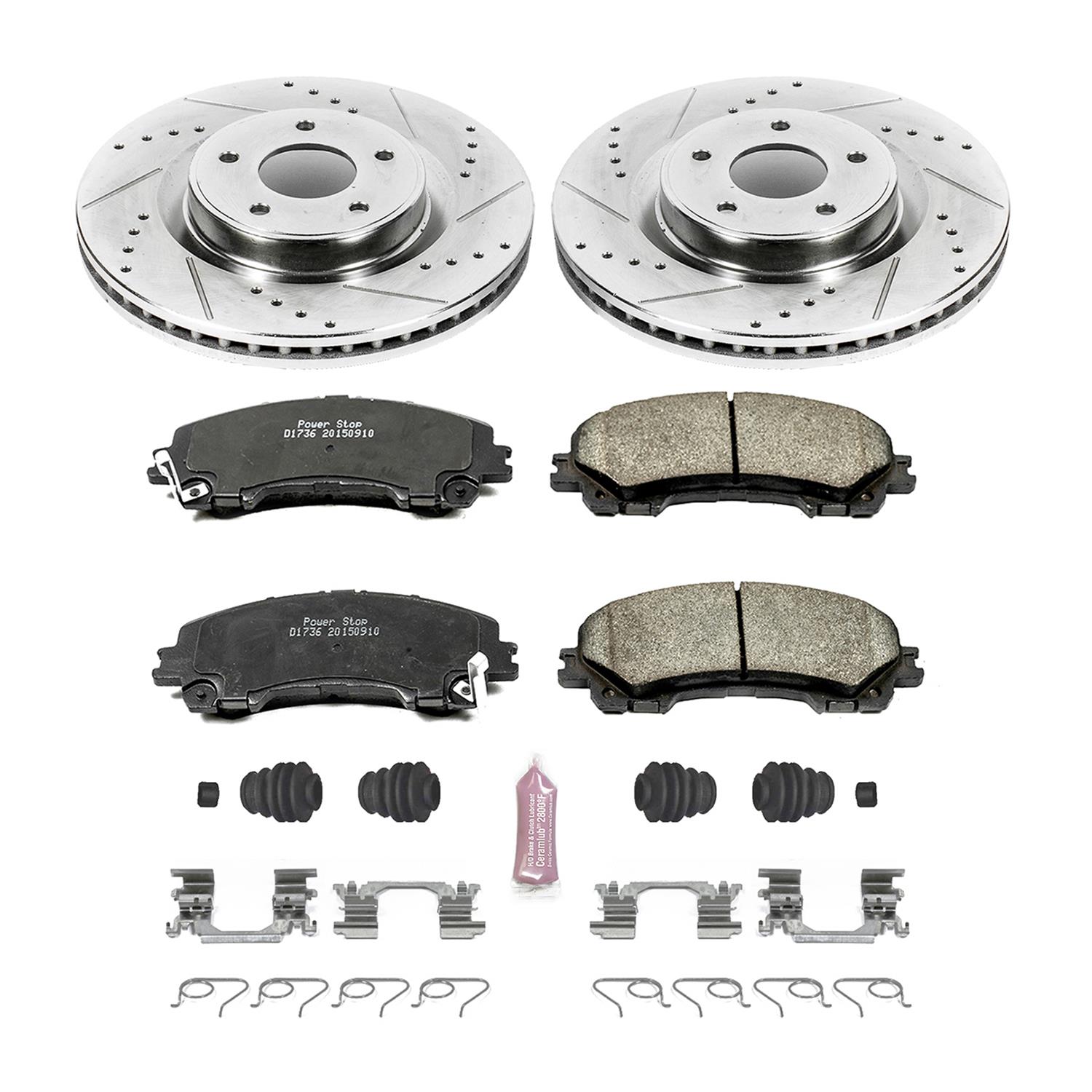 Power Stop K8006 Power Stop Z23 Evolution Sport Brake Upgrade Kits ...