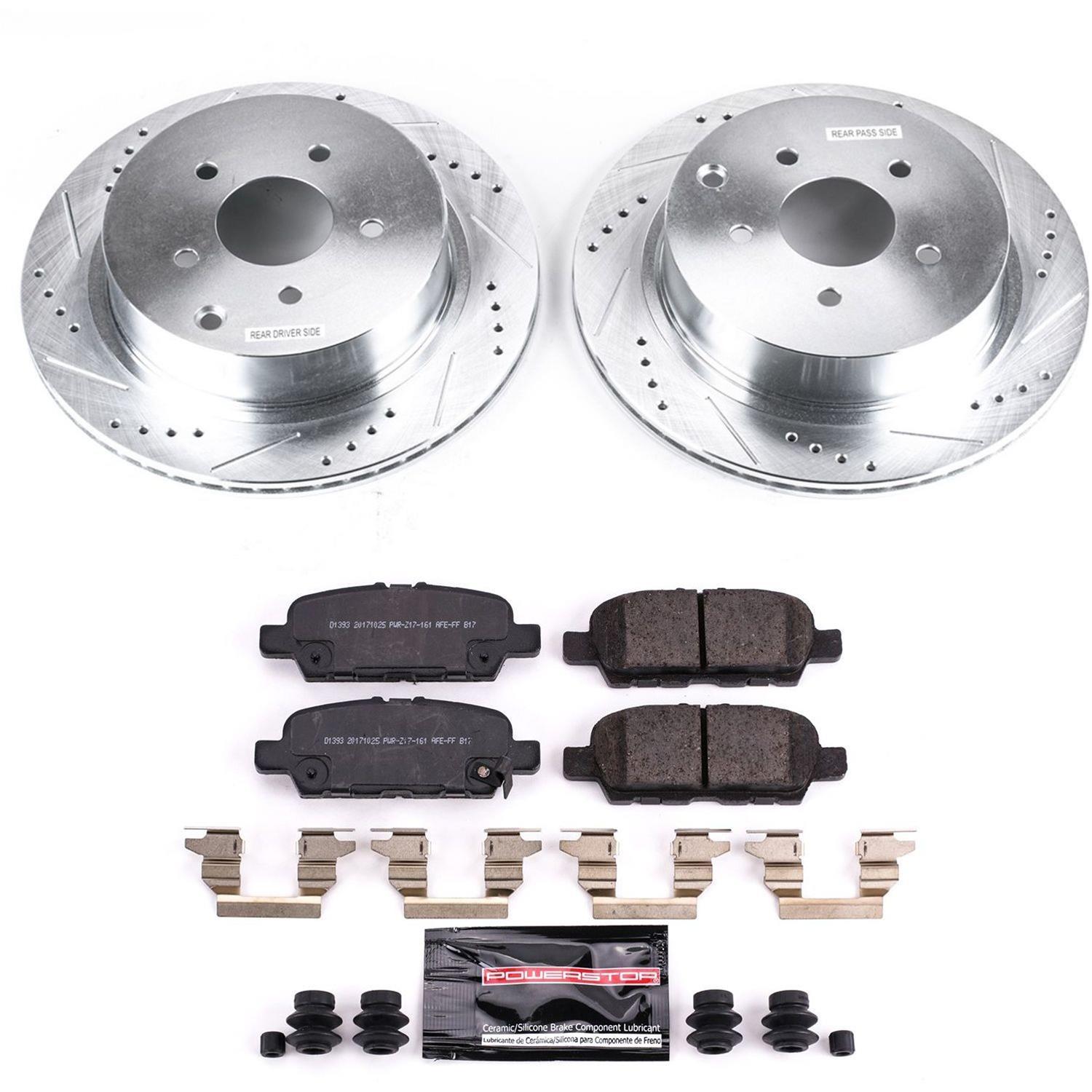 Power Stop K8006 Power Stop Z23 Evolution Sport Brake Upgrade Kits ...