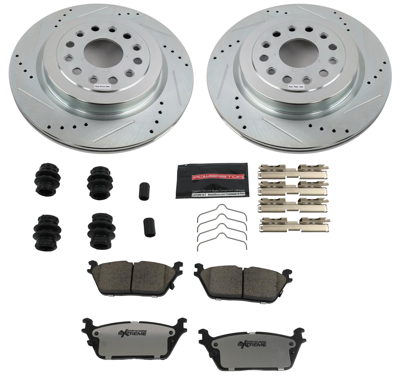 Power Stop K8182-36 Power Stop Z36 Truck and Tow Brake Upgrade Kits ...