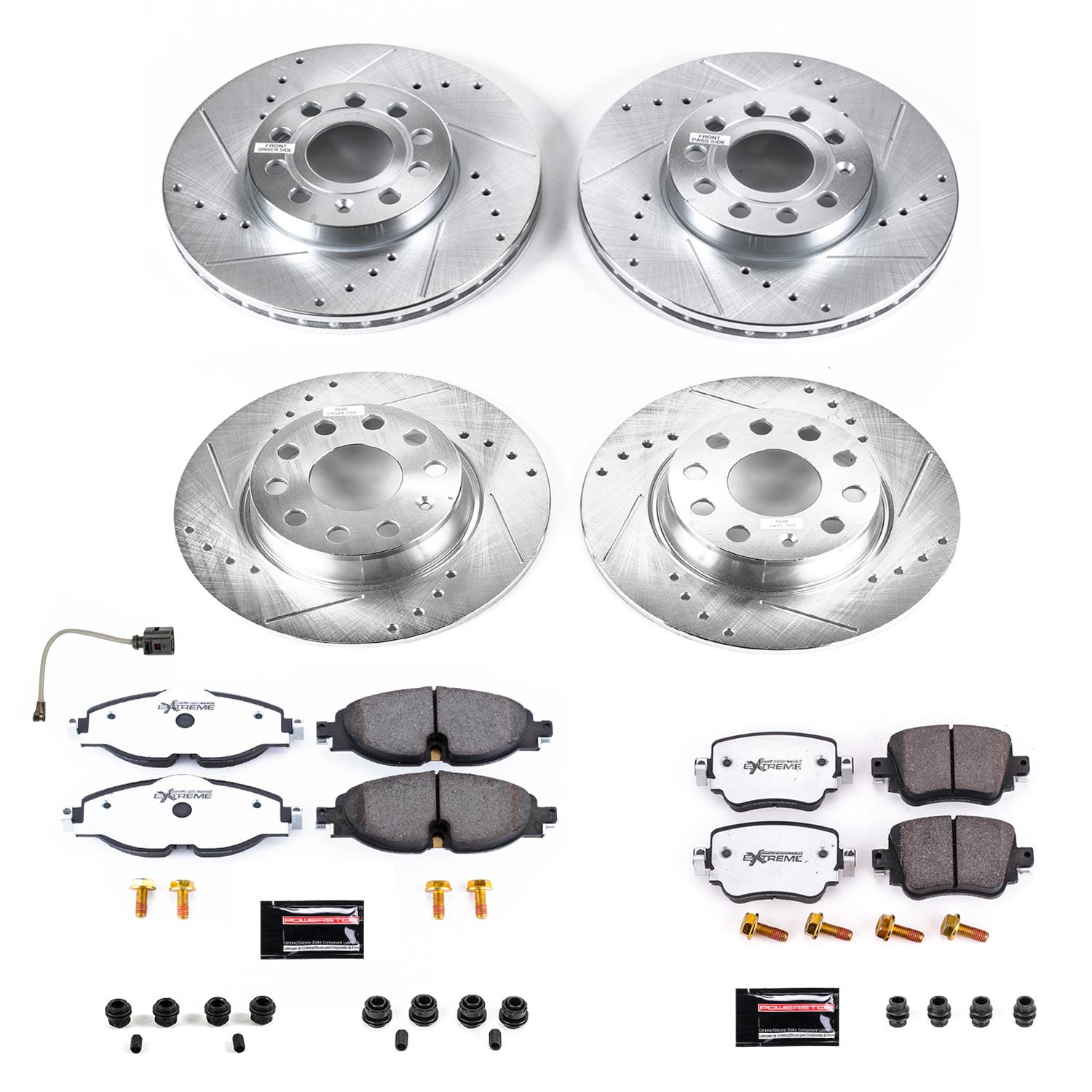 PowerStop K8363-26 PowerStop Z26 Street Warrior Brake Upgrade Kits ...