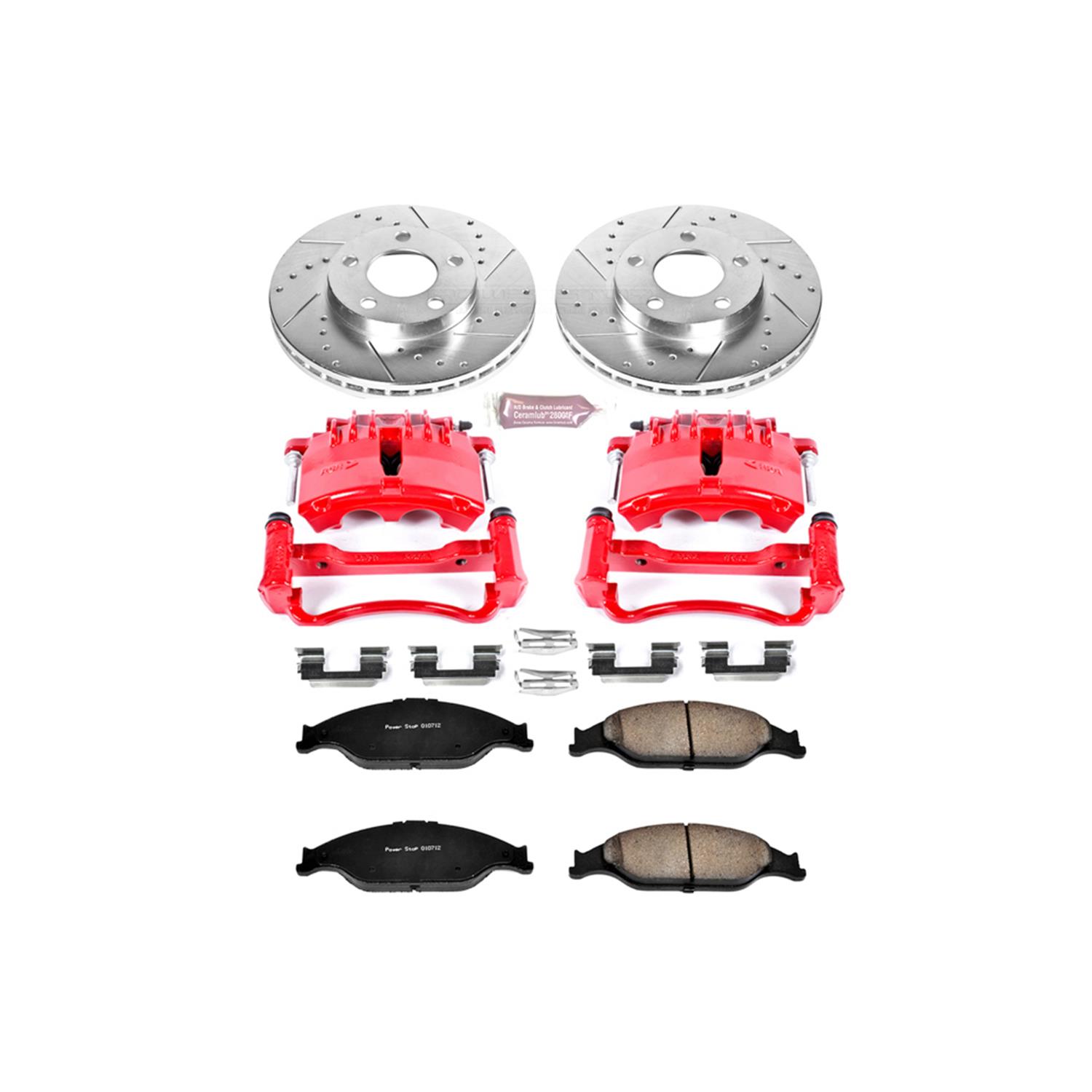 Power Stop KC1301 Power Stop Z23 Evolution Sport Brake Upgrade Kits ...