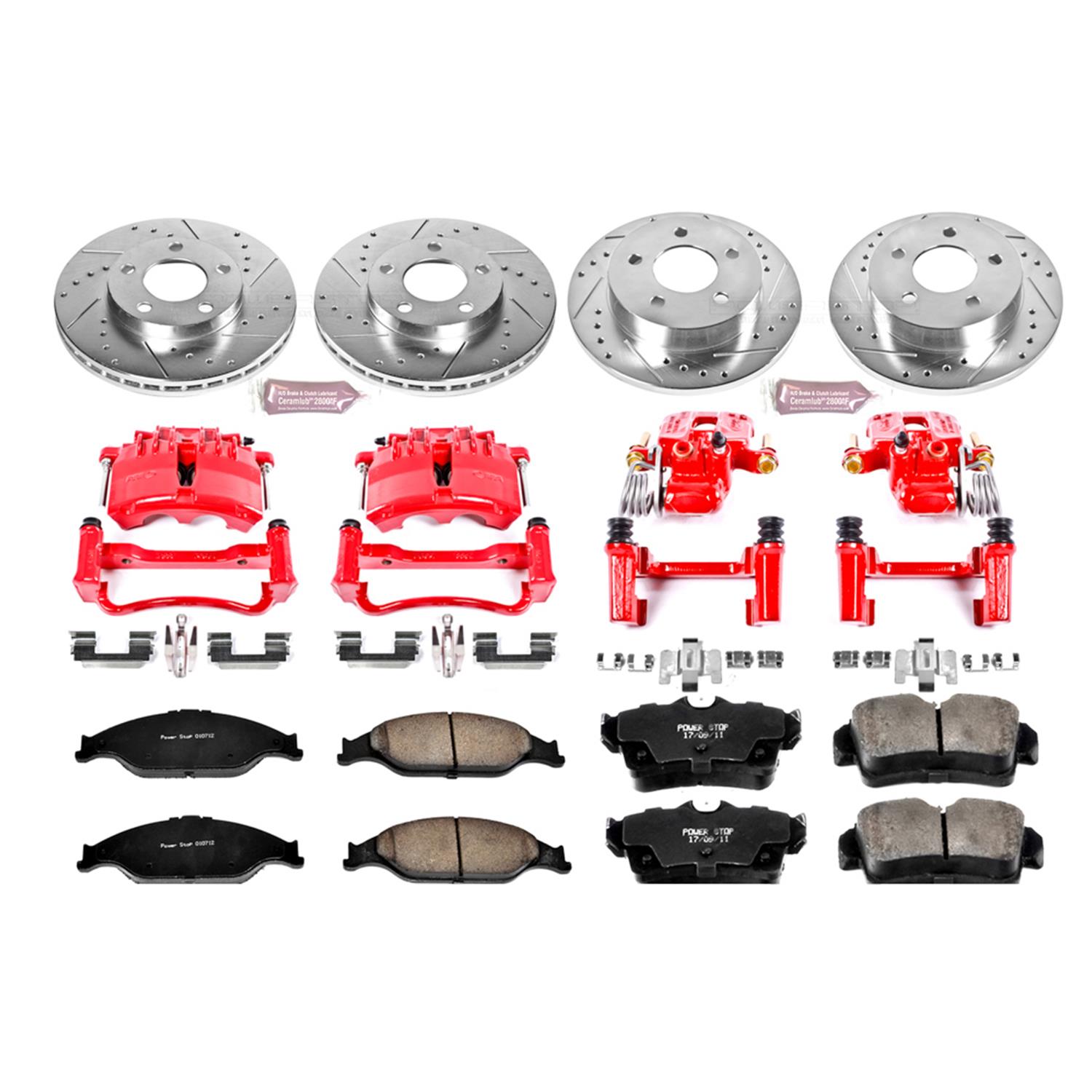 Power Stop KC1302A Power Stop Z23 Evolution Sport Brake Upgrade Kits ...