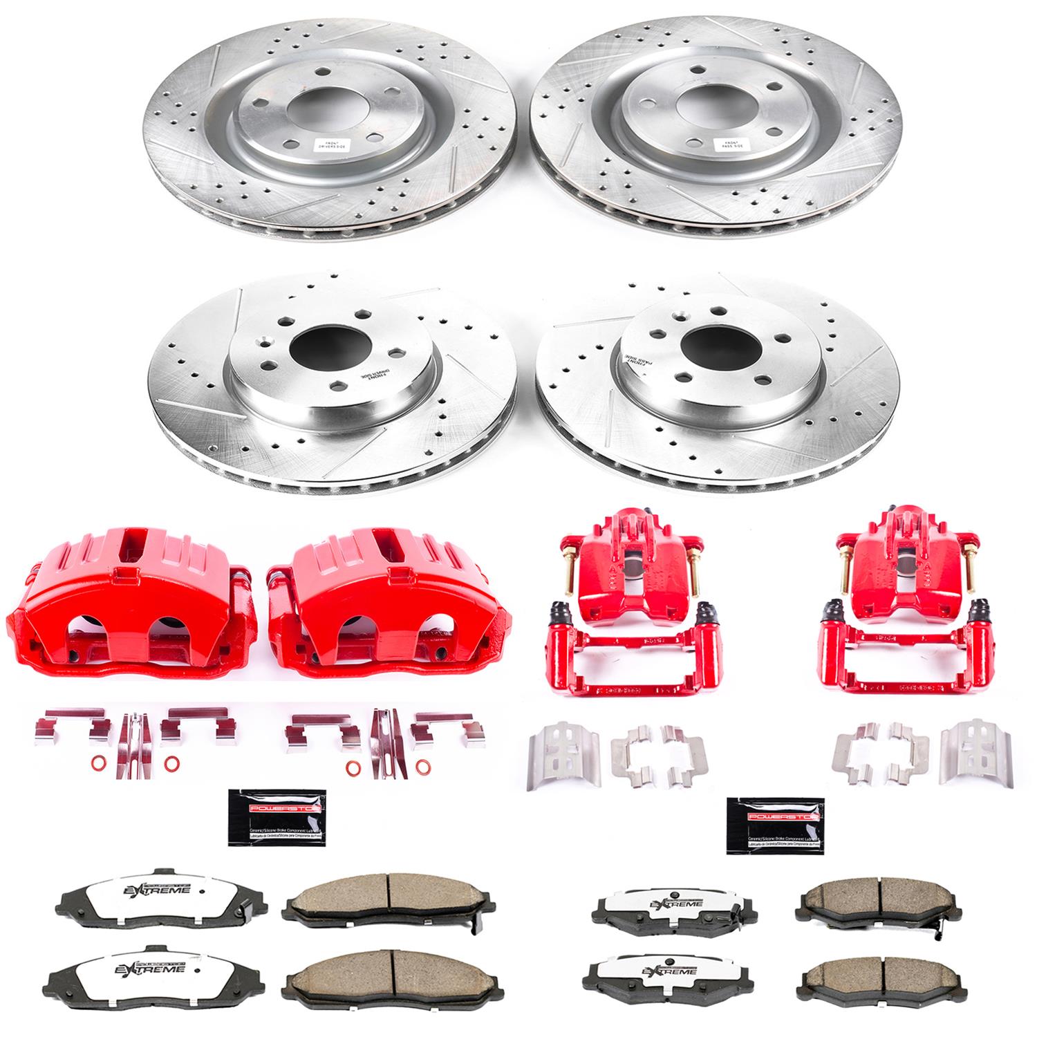 PowerStop KC1418B-26 PowerStop Z26 Street Warrior Brake Upgrade Kits ...