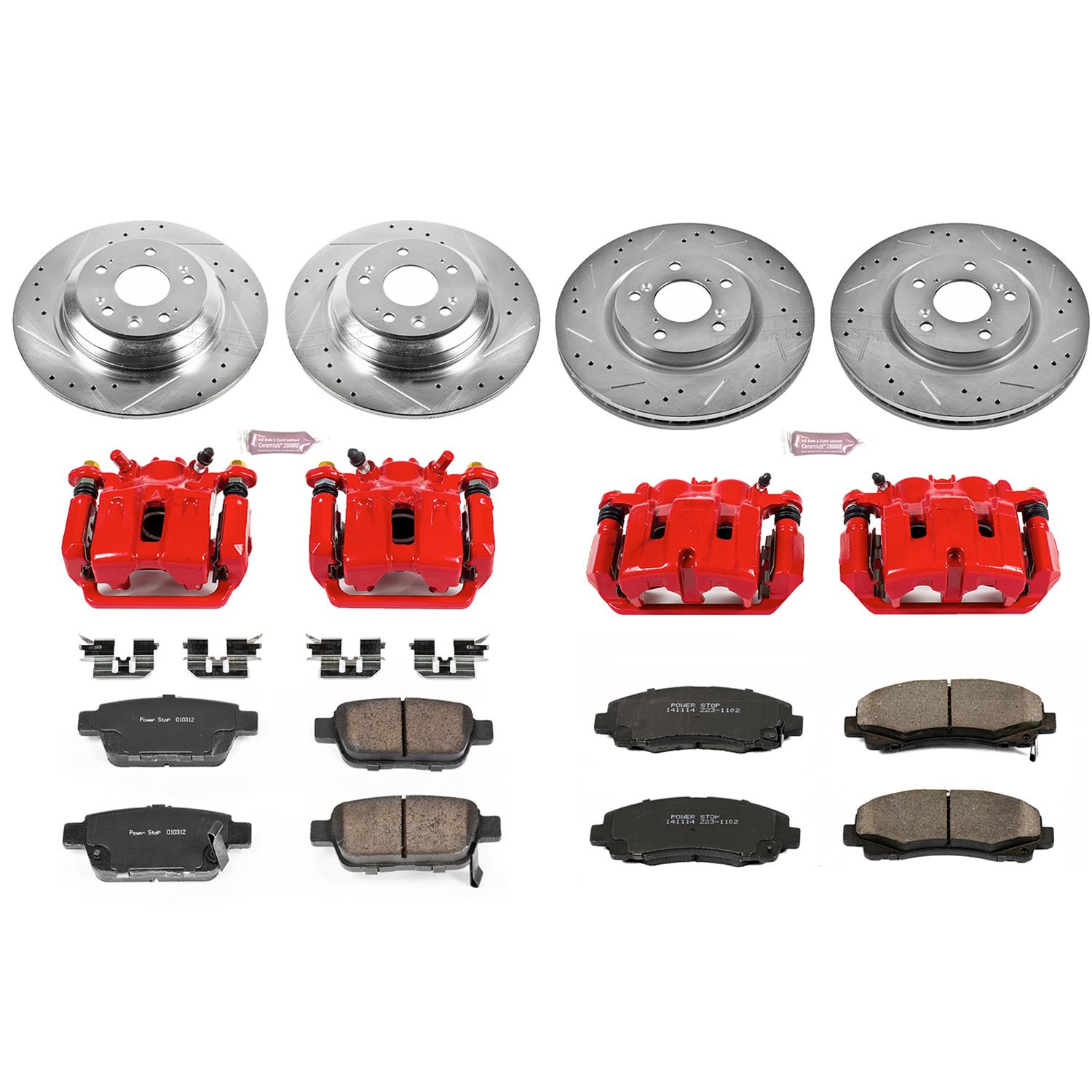 Power Stop KC5856 Power Stop Z23 Evolution Sport Brake Upgrade Kits ...