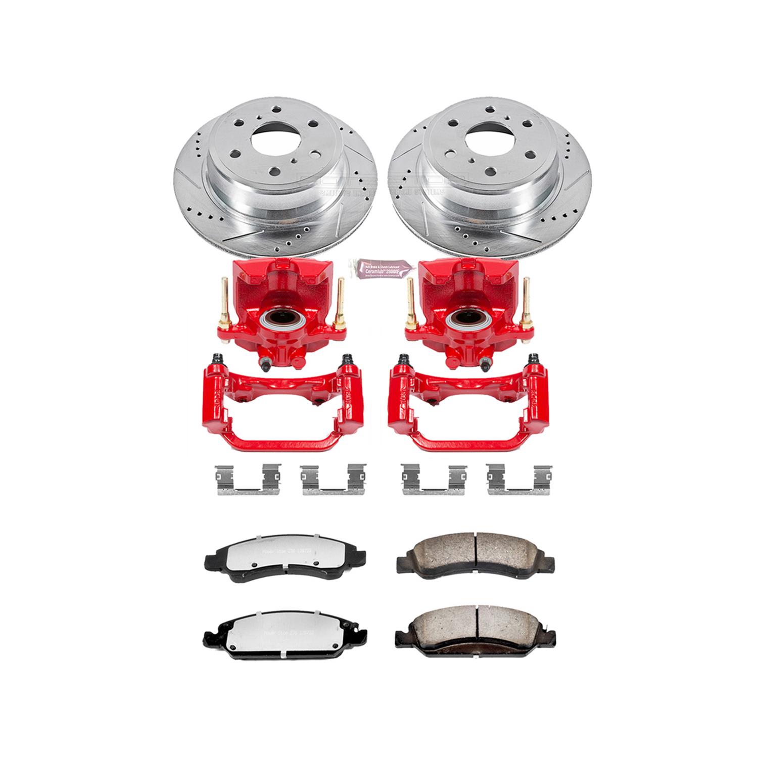 Power Stop KC6562-36 Power Stop Z36 Truck and Tow Brake Upgrade Kits ...