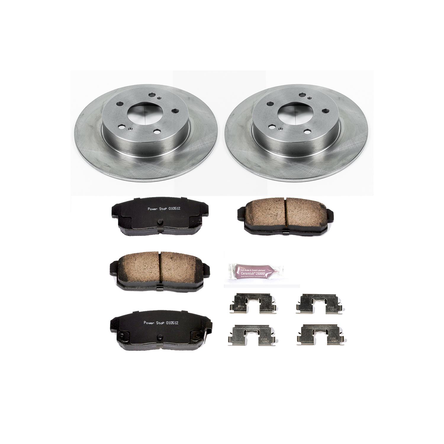 NISSAN MAXIMA Power Stop KOE2706 Power Stop Z17 Evolution Plus Stock ...
