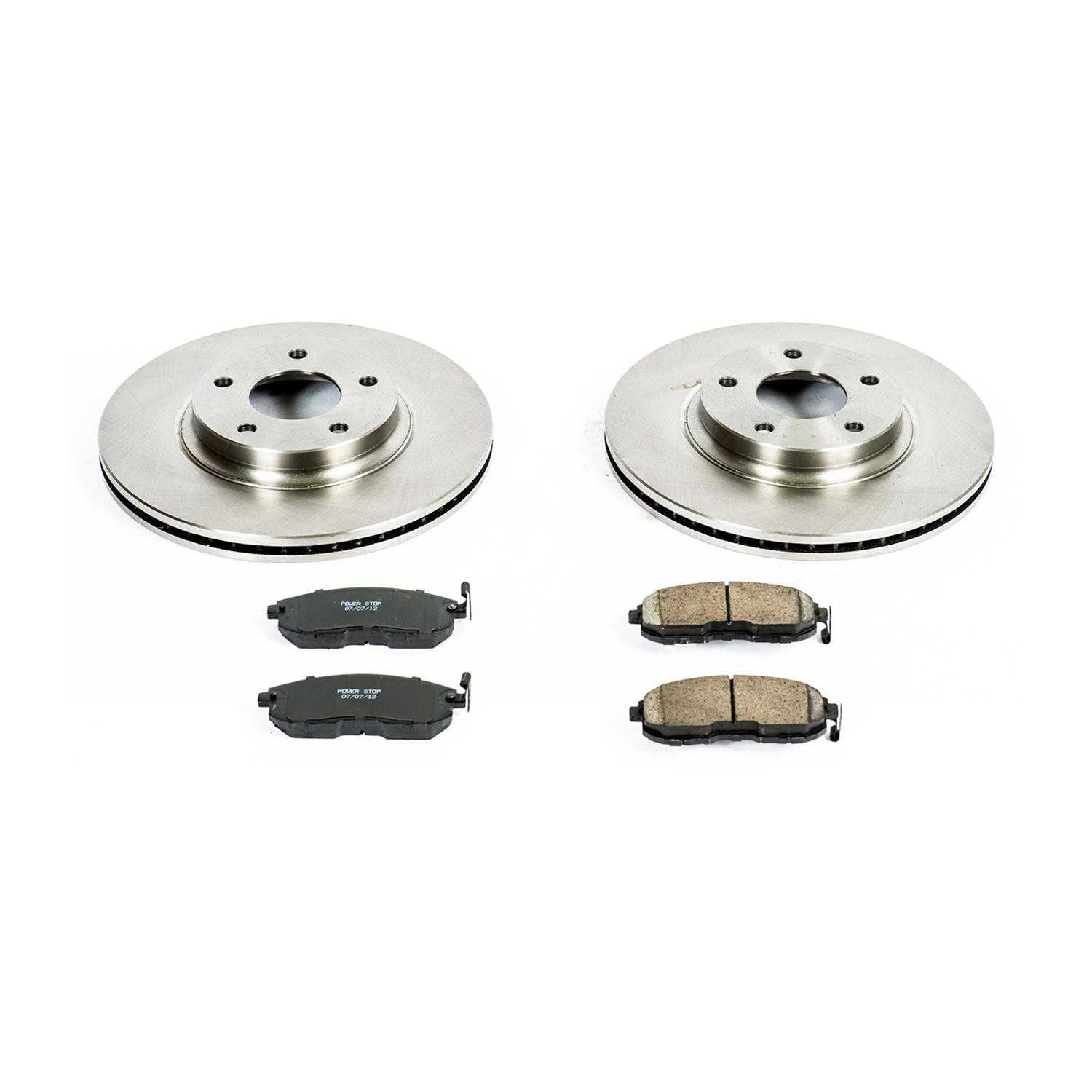 NISSAN MAXIMA Power Stop KOE2706 Power Stop Z17 Evolution Plus Stock ...