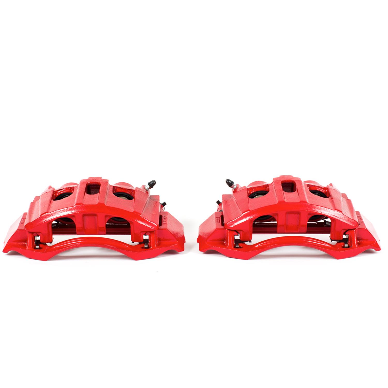 Power Stop S5074 Power Stop Red Powdercoated Performance Calipers ...