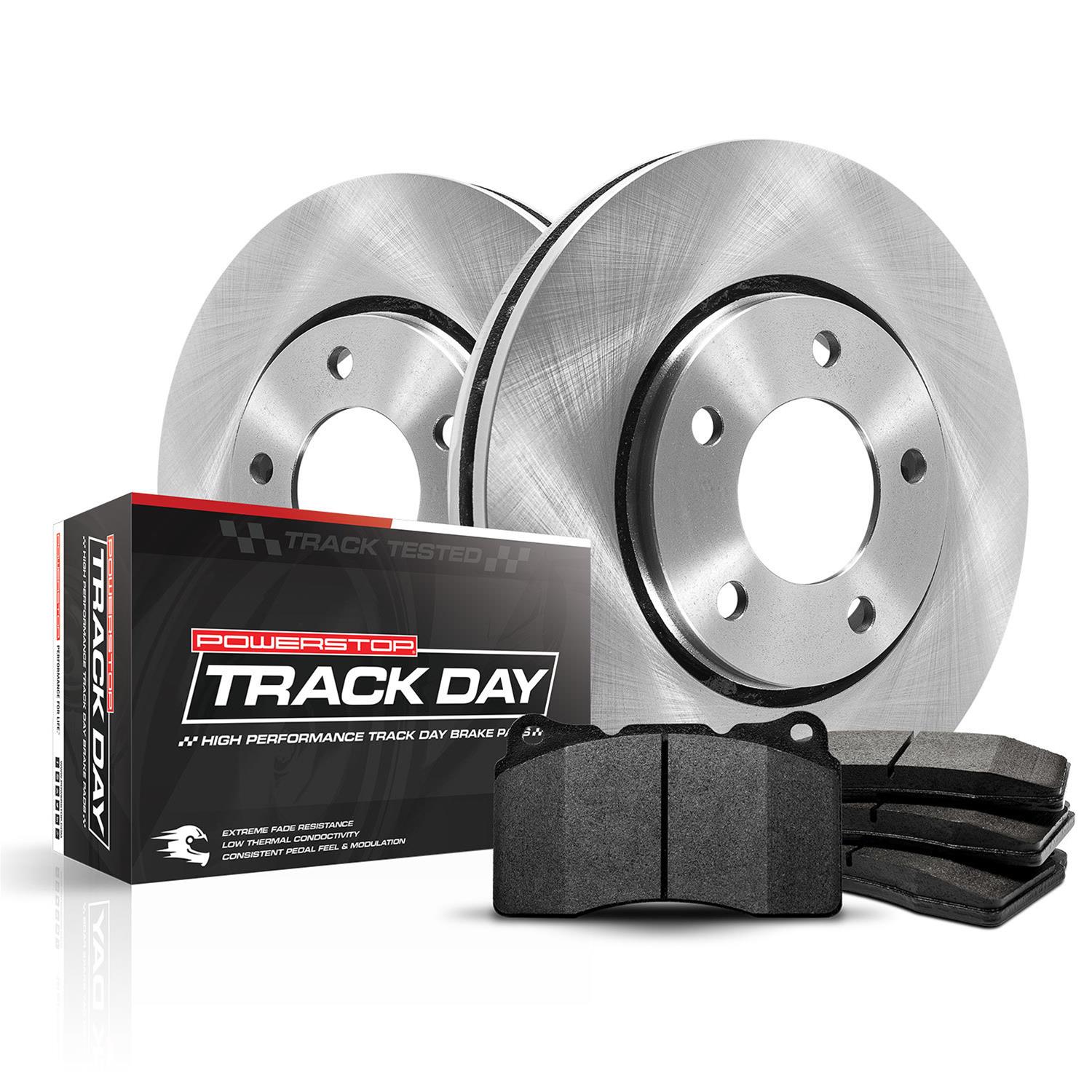 1993 CHEVROLET CORVETTE Power Stop TDBK1517 Power Stop Track Day Brake ...