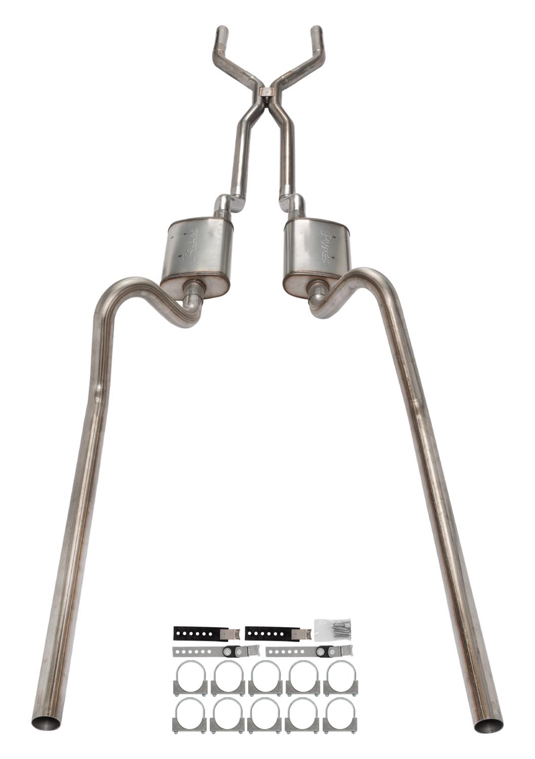 Pypes Performance Exhaust SFF41R Pypes Race Pro Dual Exhaust Systems ...
