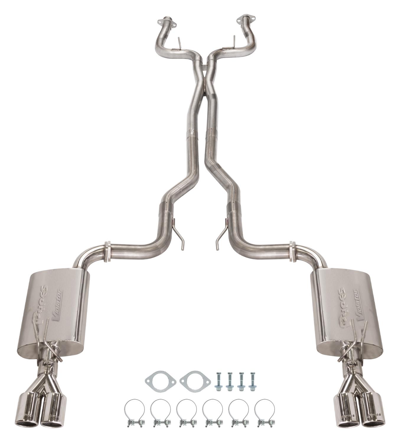Pypes Performance Exhaust SGG63V Pypes Violator Dual Exhaust Systems ...