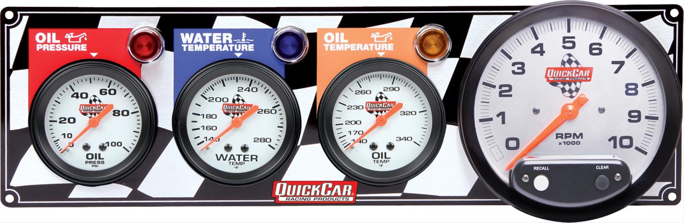 QuickCar 61-6041 QuickCar Standard Gauge Panels | Summit Racing