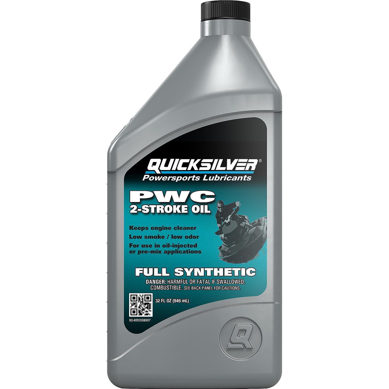 Quicksilver 8M0058907 Quicksilver PWC Full Synthetic 2-Stroke Oil | Summit Racing
