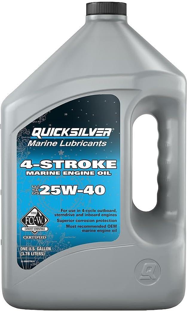 Quicksilver 8M0078620 Quicksilver 4-Stroke Marine Engine Oil | Summit Racing