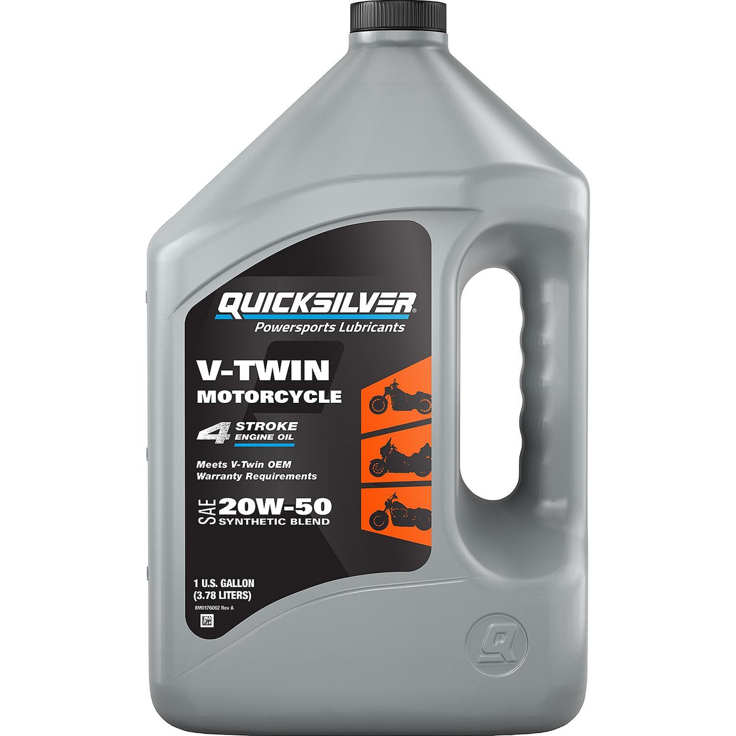 Quicksilver 8M0175745 Quicksilver V-Twin Motorcycle Oil | Summit Racing