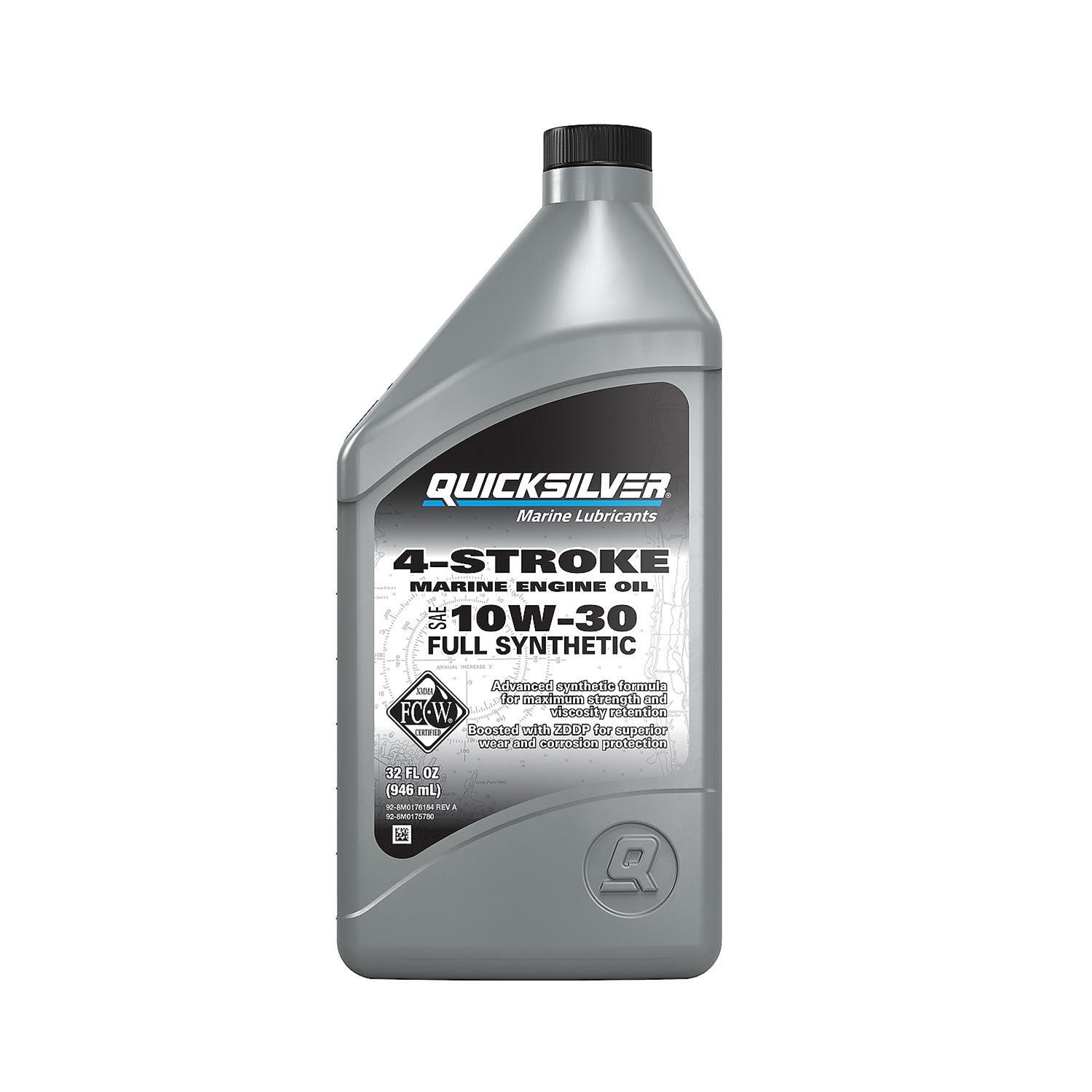 Quicksilver 8M0175780 Quicksilver 4-Stroke Marine Synthetic Engine Oil | Summit Racing