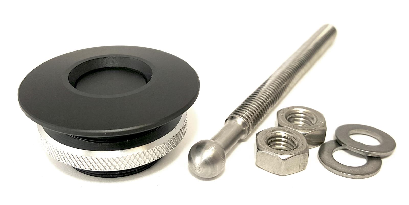 Quik-Latch Products QL-38-SB Quik-Latch Products Low-Profile Hood Pin ...