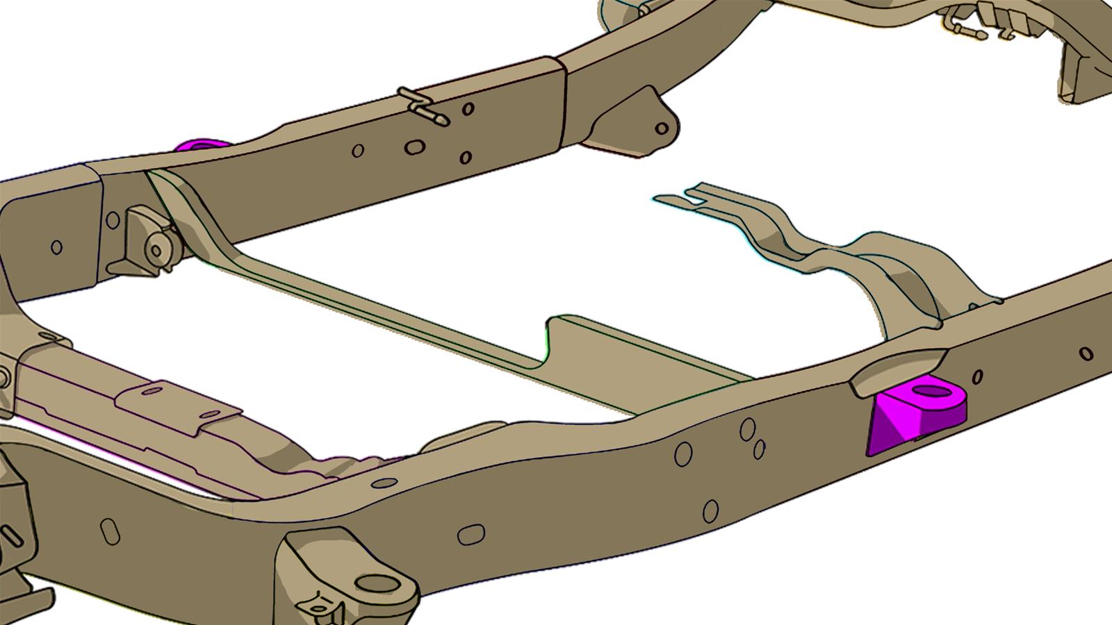 Rust Buster Frame Repair RB7418 Rust Buster Body Mount Brackets ...