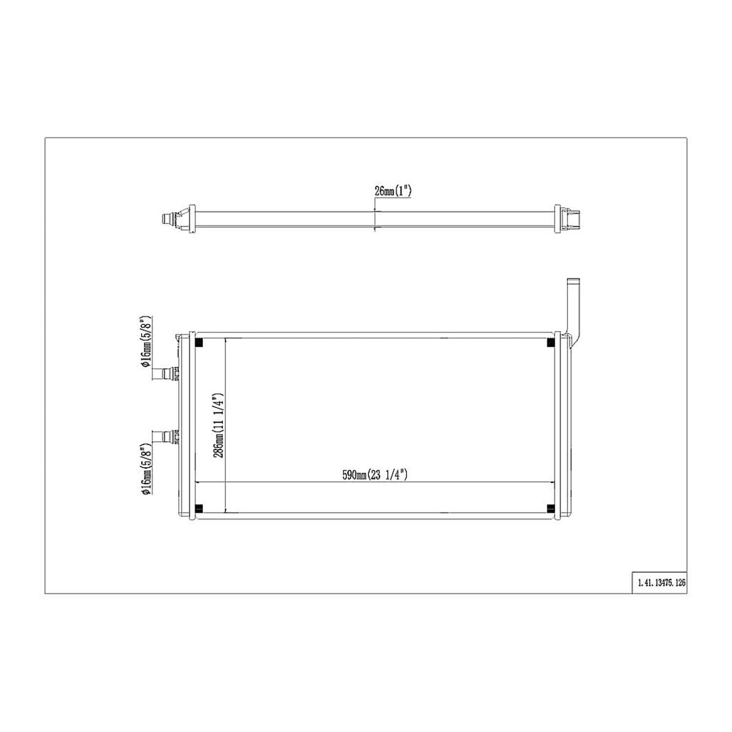 REACH COOLING GROUP 41-13475 Reach Cooling Radiators | Summit Racing