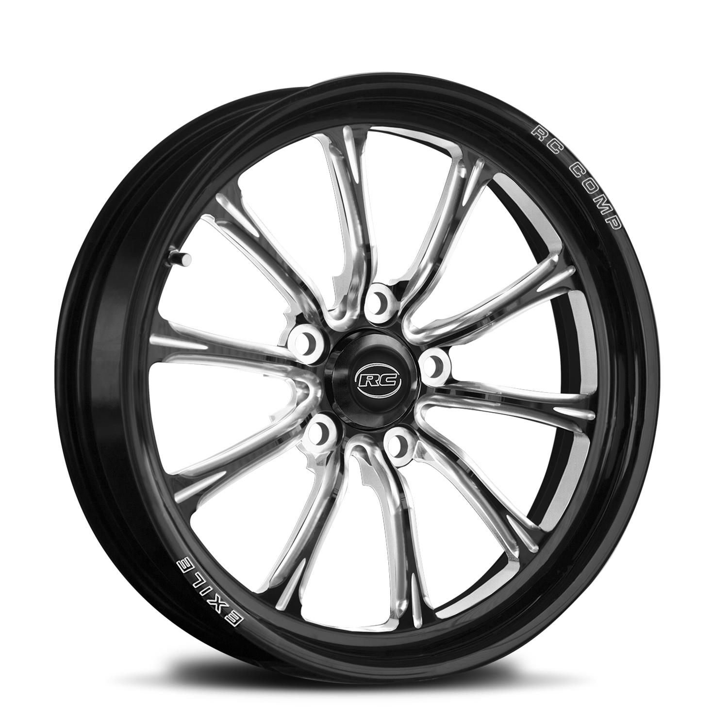 RC Components CS53532-05EP RC Components Exile-S Eclipse Prism Gloss Black Wheels | Summit Racing