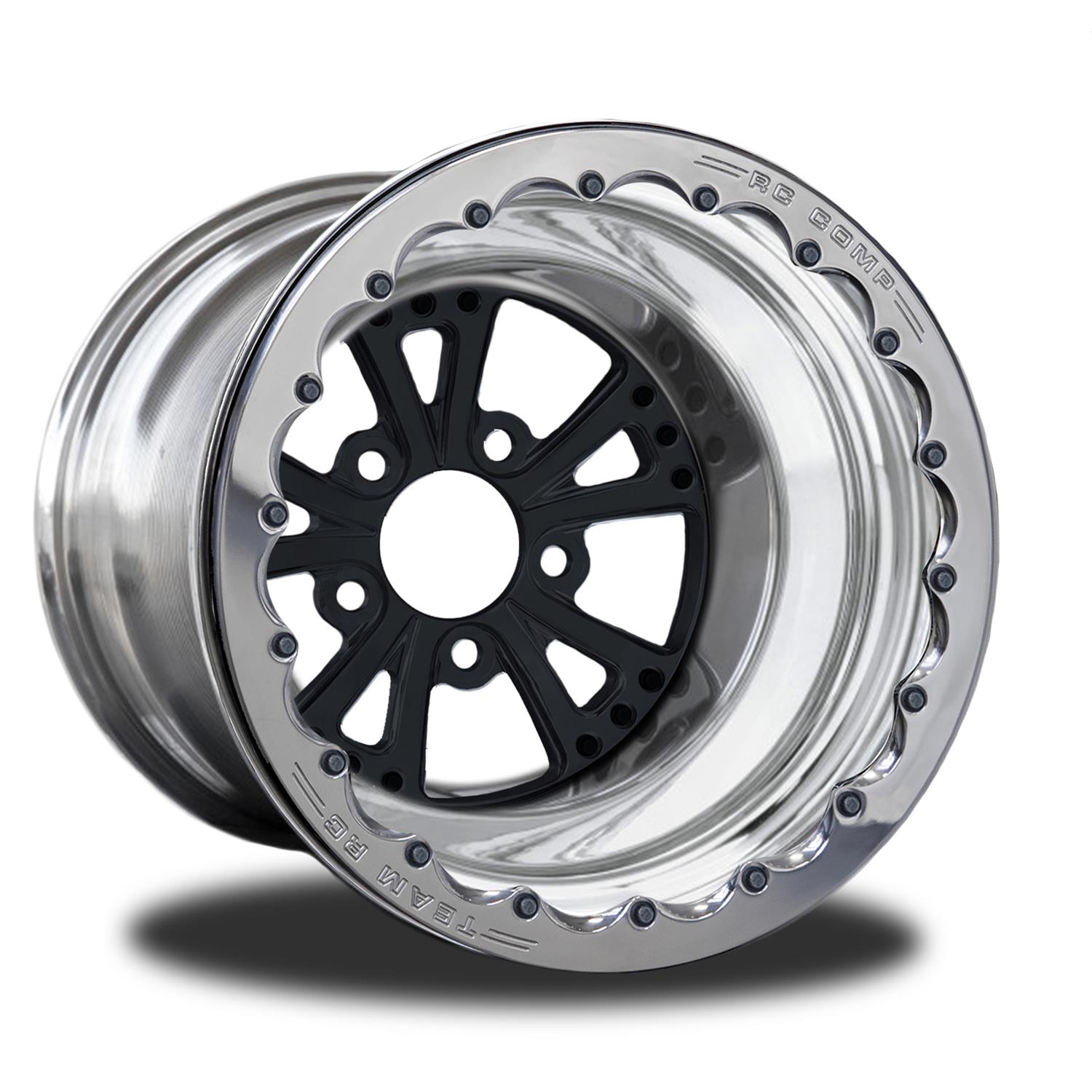 RC Components CSK603P1P-01EP RC Components Torx Eclipse Prism Gloss Black Wheels | Summit Racing