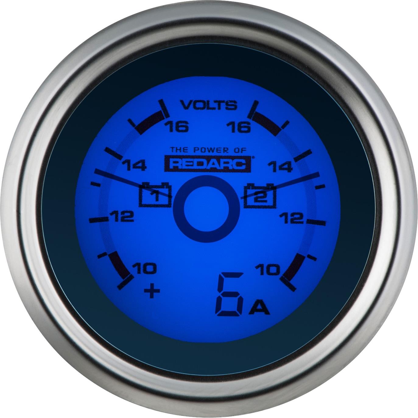 Redarc G52-VVA REDARC Voltage Gauges | Summit Racing