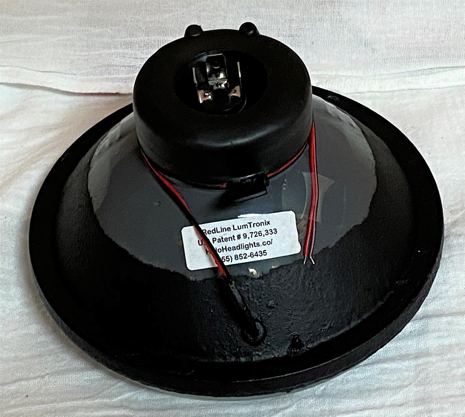 Redline Lumtronix HH-031BLKI Redline LumTronix White Diamond Black ...