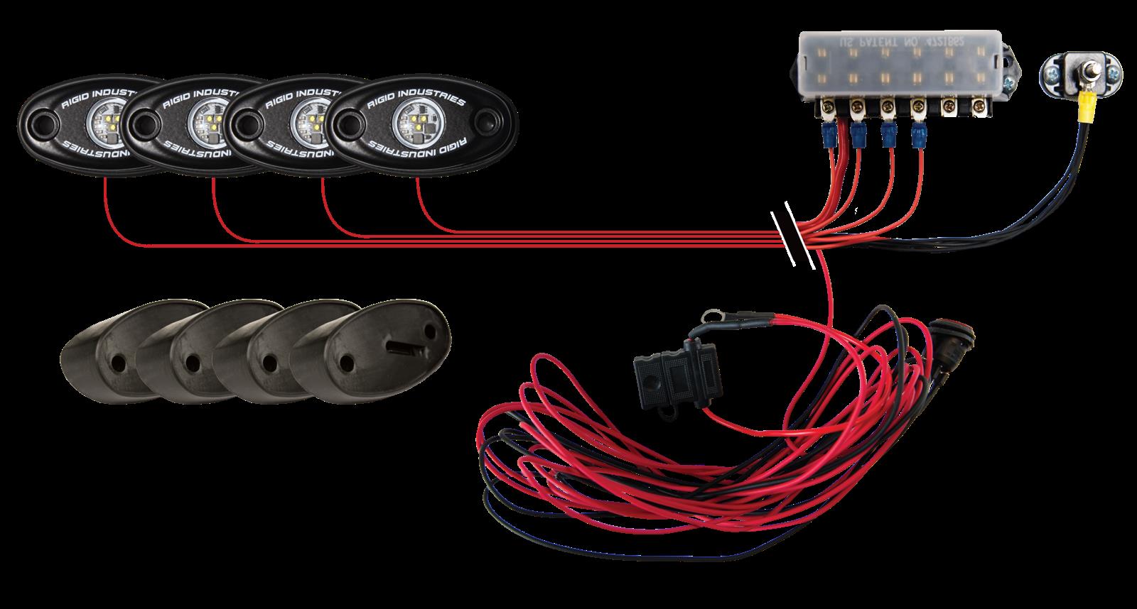 Rigid Industries 400203 Rigid Industries A-Series Rock Light Kits ...