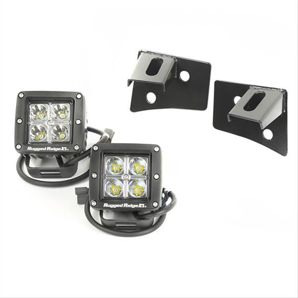 Rugged Ridge 11027.1 Rugged Ridge LED Driving Lights | Summit Racing
