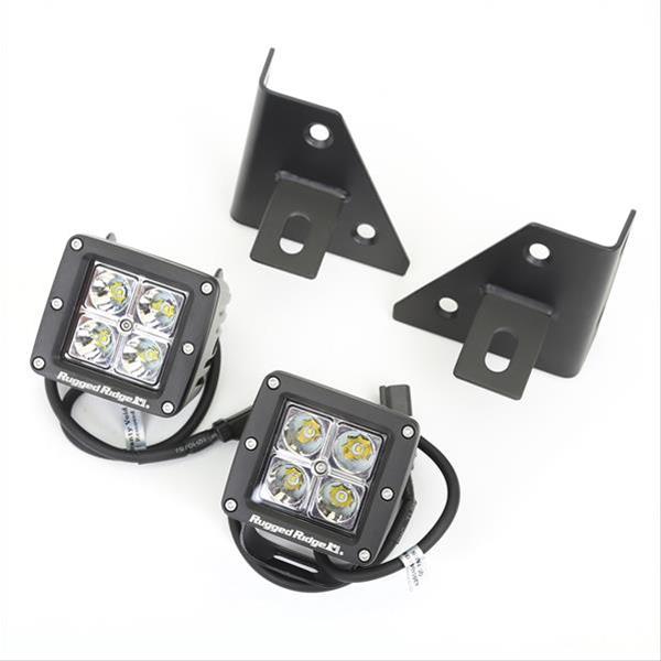 Rugged Ridge 11027.12 Rugged Ridge LED Driving Lights | Summit Racing