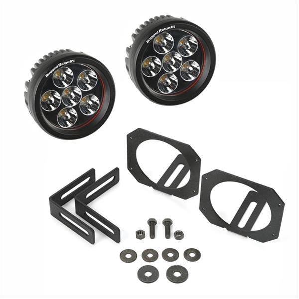 Rugged Ridge 11232.27 Rugged Ridge LED Driving Lights | Summit Racing