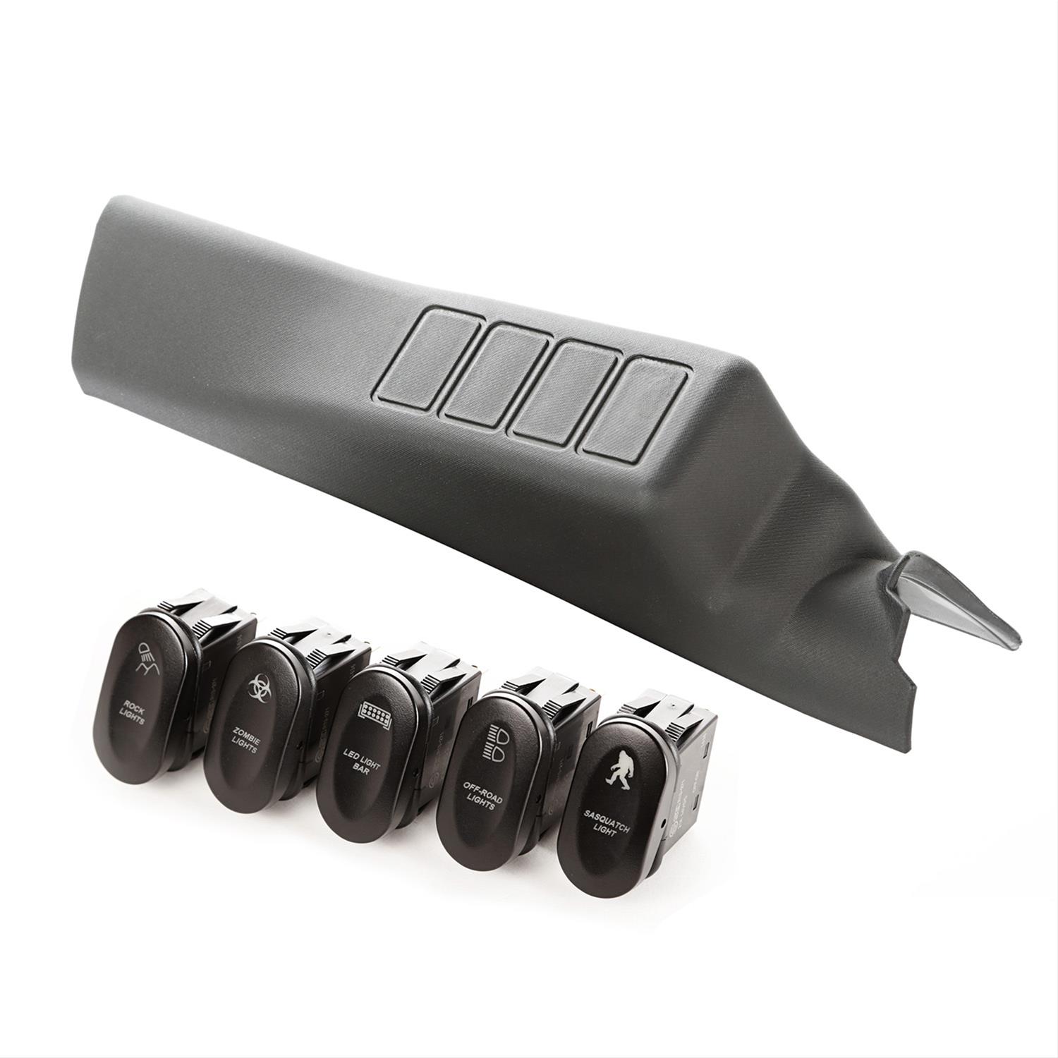 Rugged Ridge 17235.71 Rugged Ridge A-Pillar Switch Pods | Summit Racing