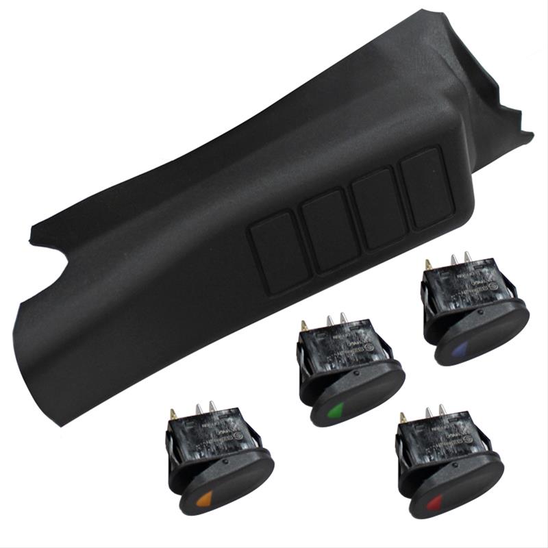 Rugged Ridge 17235.96 Rugged Ridge A-Pillar Switch Pods | Summit Racing