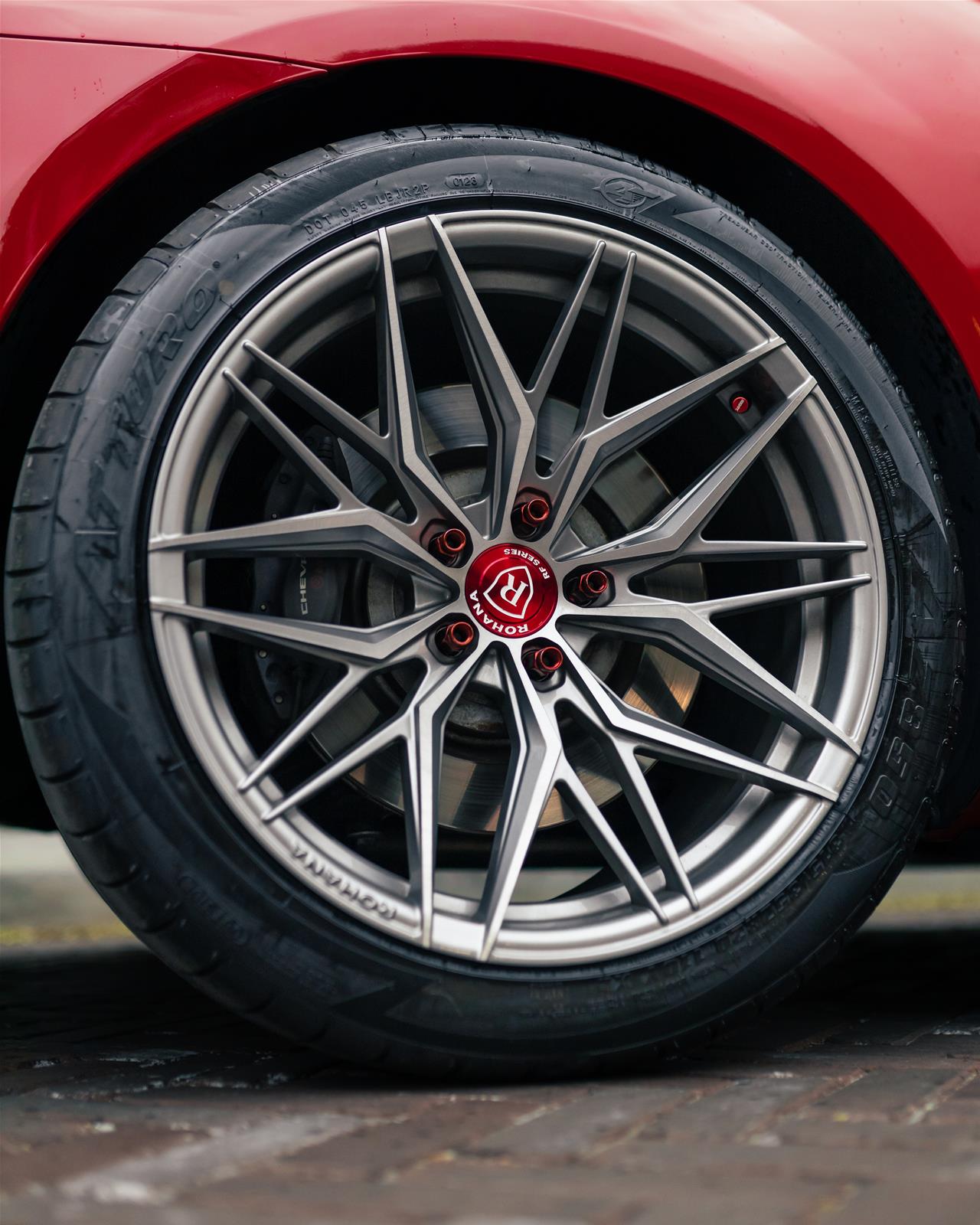 Rohana Wheels RFX1720115120BT73 Rohana RFX17 Brushed Titanium Wheels ...