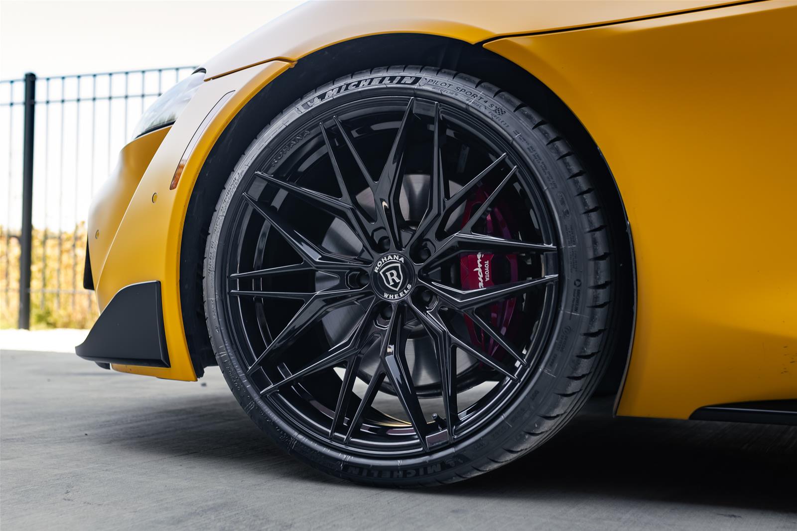 Rohana Wheels RFX1720125114GB22 Rohana RFX17 Gloss Black Wheels ...