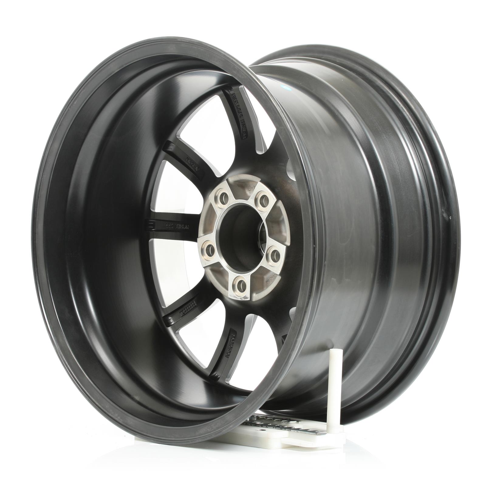 Ridler 650-8961MB Ridler 650 Series Matte Black Wheels with Polished ...