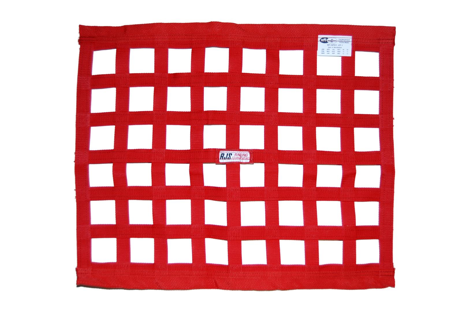 RJS Racing Equipment 10000404 RJS Ribbon Window Safety Nets | Summit Racing
