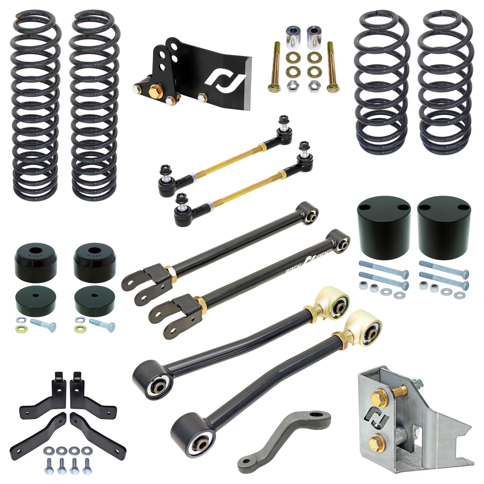 Rock Jock RJ-JK2DR0-101 Rock Jock Sport Edition Suspension Lift Kits ...