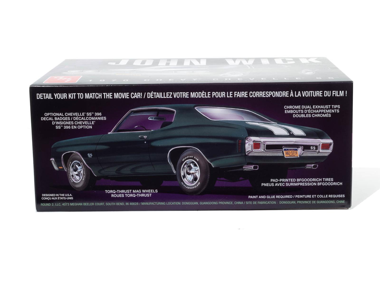 Summit Gifts AMT1453M/12 1:25 Scale 1970 John Wick Chevrolet Chevelle ...